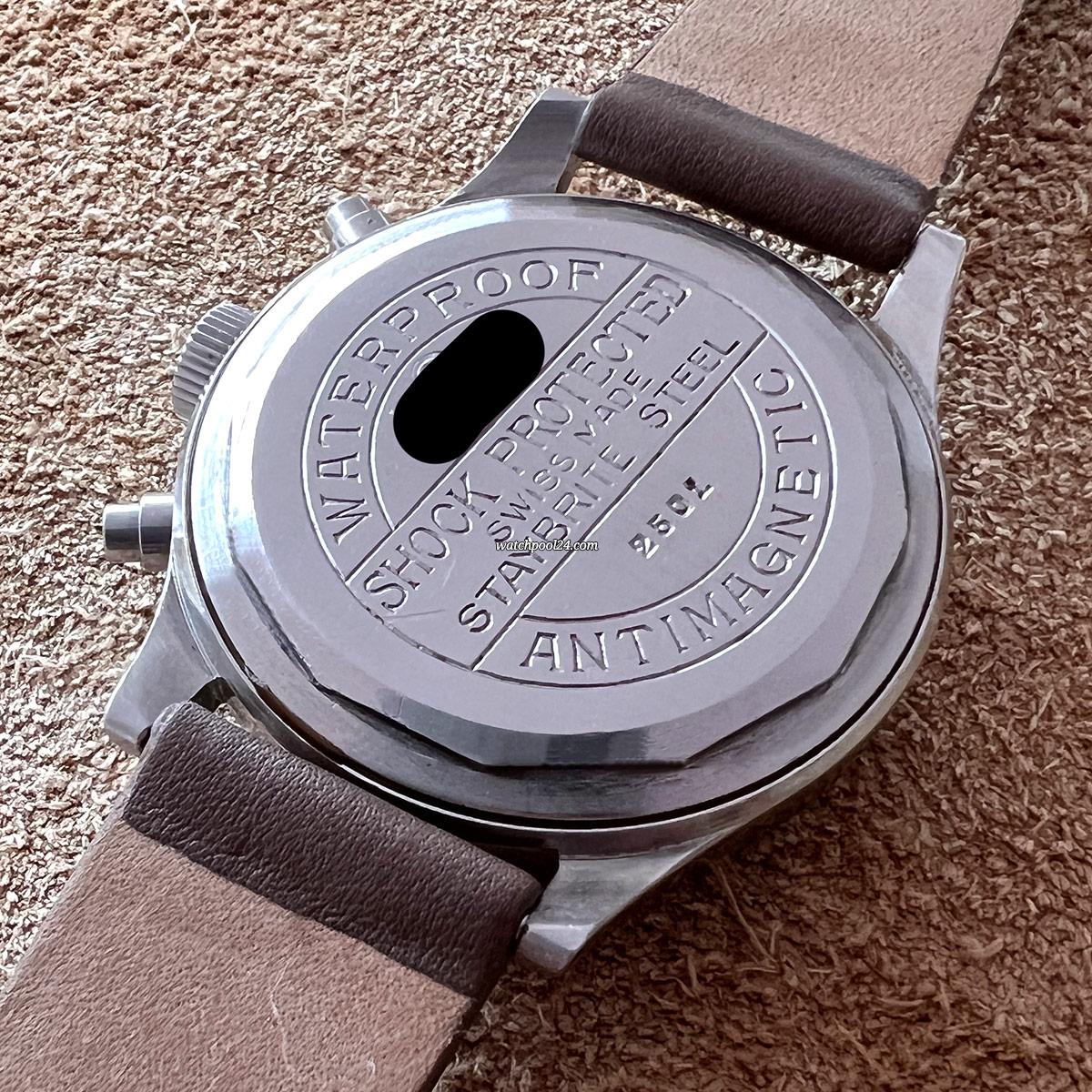 Vintage Mulco Military Chrono 2501 38mm - Valjoux 22 sold on watchPool24