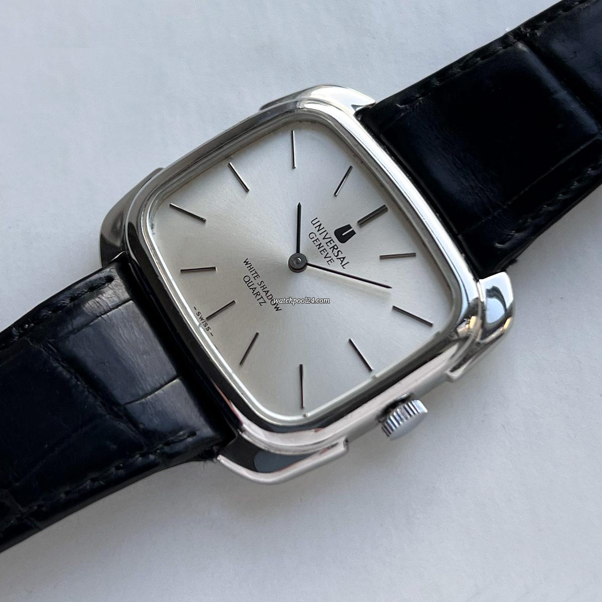 Vintage Universal Genève White Shadow 874102 Jumbo for sale