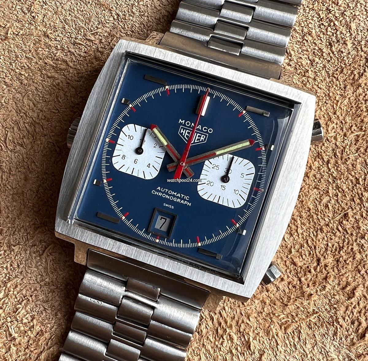 Vintage Heuer Monaco 1133B - Steve McQueen sold on watchPool24