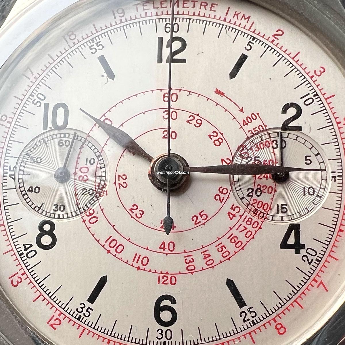 Vintage Valjoux Flieger Chronograph Caliber 22 - 38mm for sale