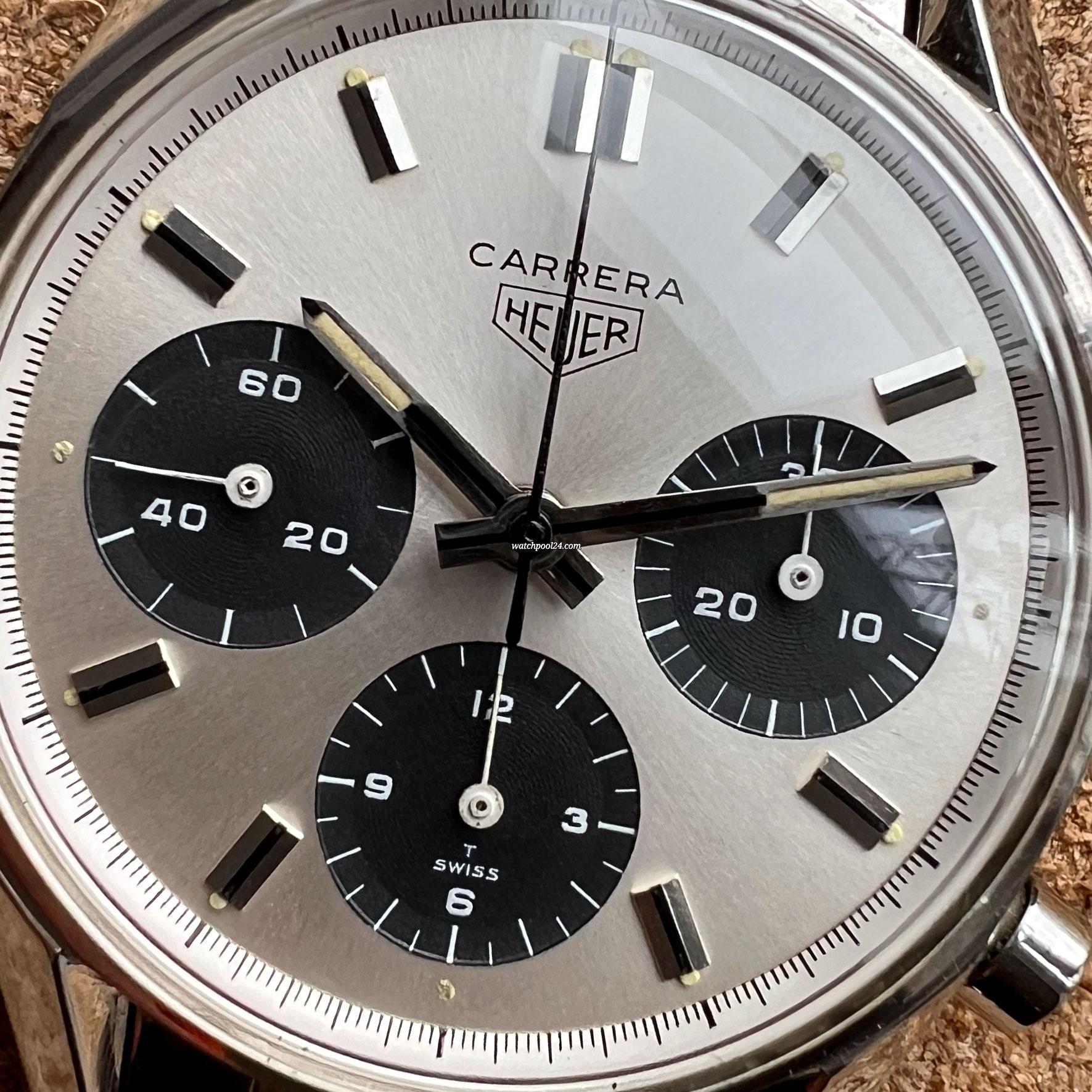 Vintage Heuer Carrera 2447 SN Panda sold on watchPool24