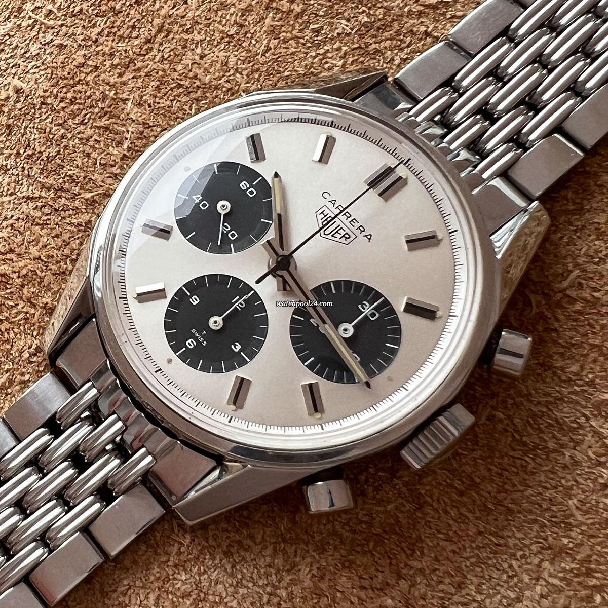 Vintage Heuer Carrera 2447 SN Panda sold on watchPool24