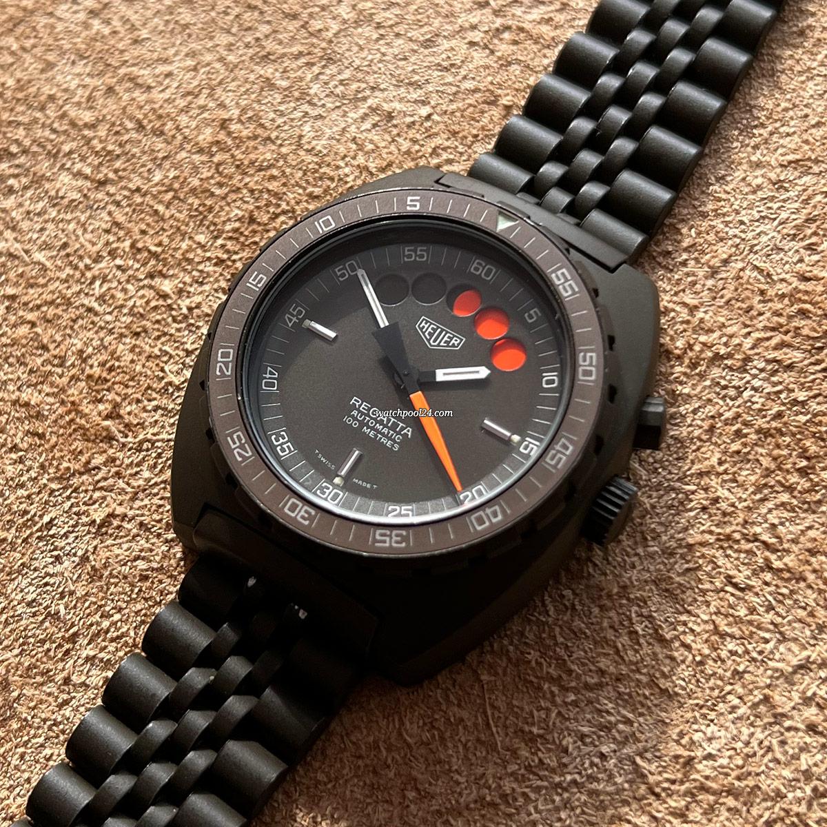 Vintage Heuer Regatta 134.602 Olive Green PVD verkauft auf watchPool24
