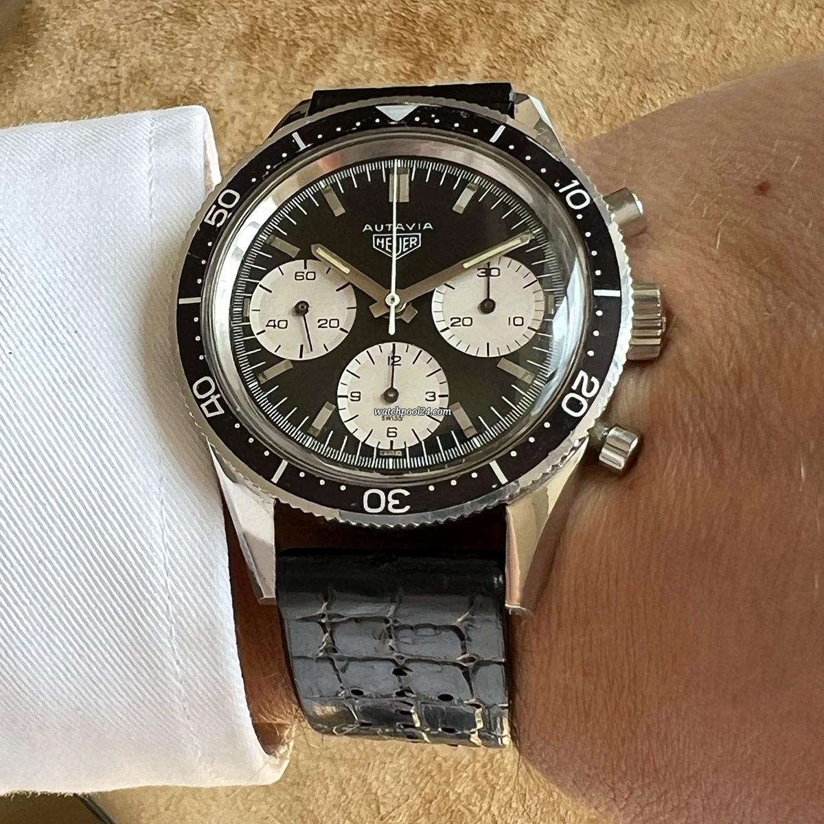 Vintage Heuer Autavia 2446 Rindt 1960s sold on watchPool24
