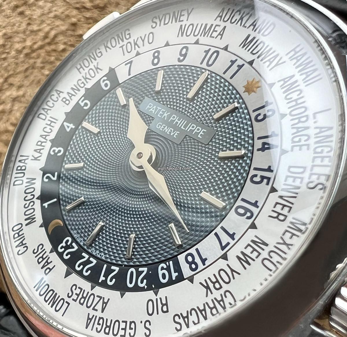 Vintage Patek Philippe World Time 5110P Platinum - Full Set for sale