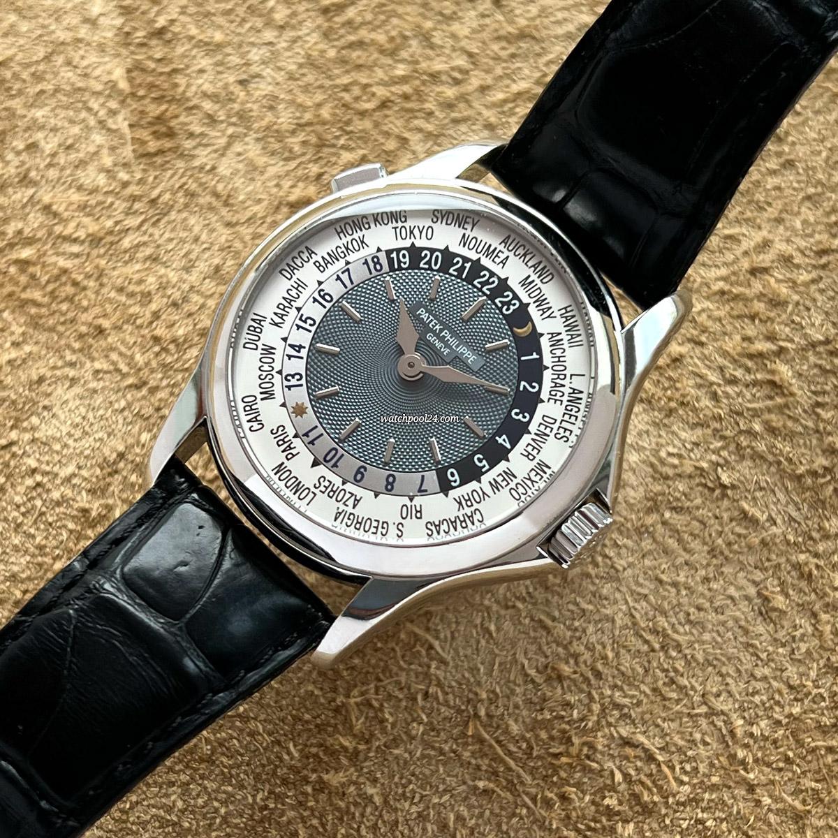 Vintage Patek Philippe World Time 5110P Platinum - Full Set for sale
