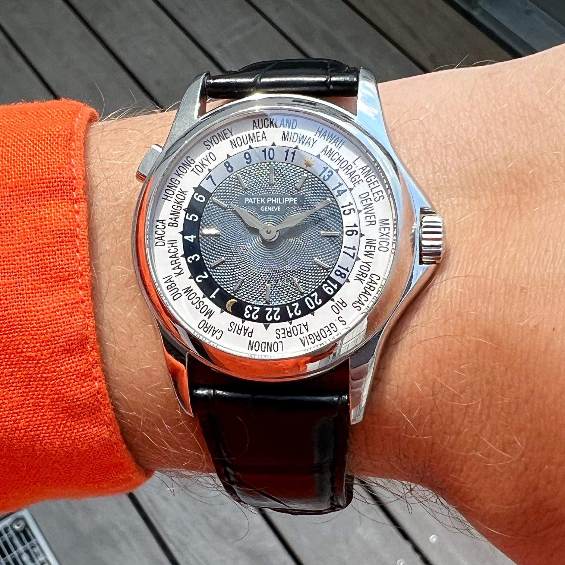 Vintage Patek Philippe World Time 5110P Platinum - Full Set for sale