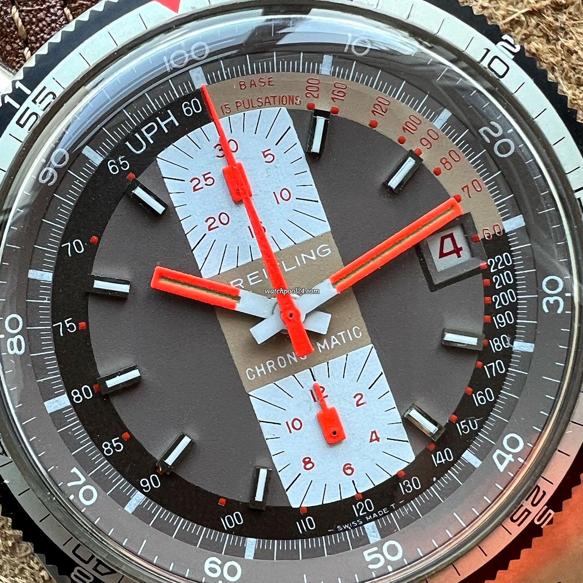 Vintage Breitling Bullhead 2117 Cal. 12 - Brown Dial for sale