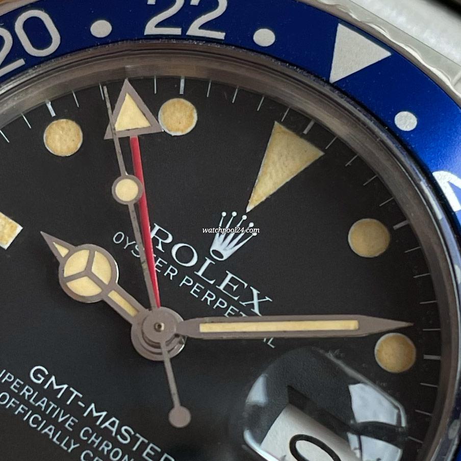 Vintage Rolex GMT Master 16750 MK1 - Creamy Lume sold on watchPool24