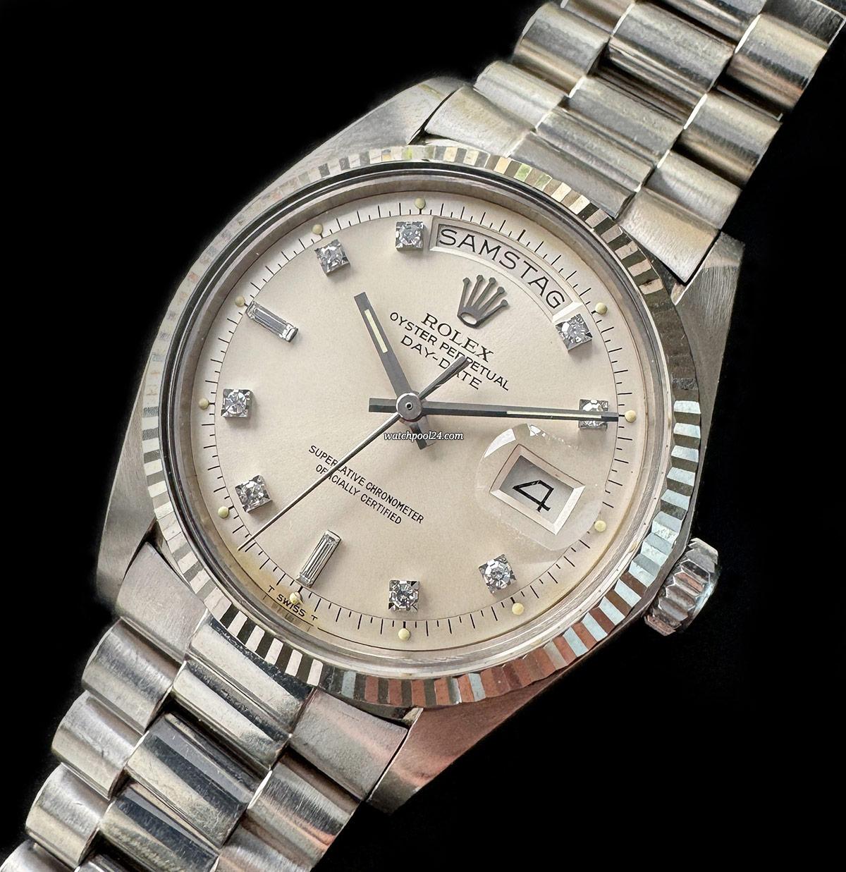 Vintage Rolex Day-Date 1803 Diamond Dial sold on watchPool24