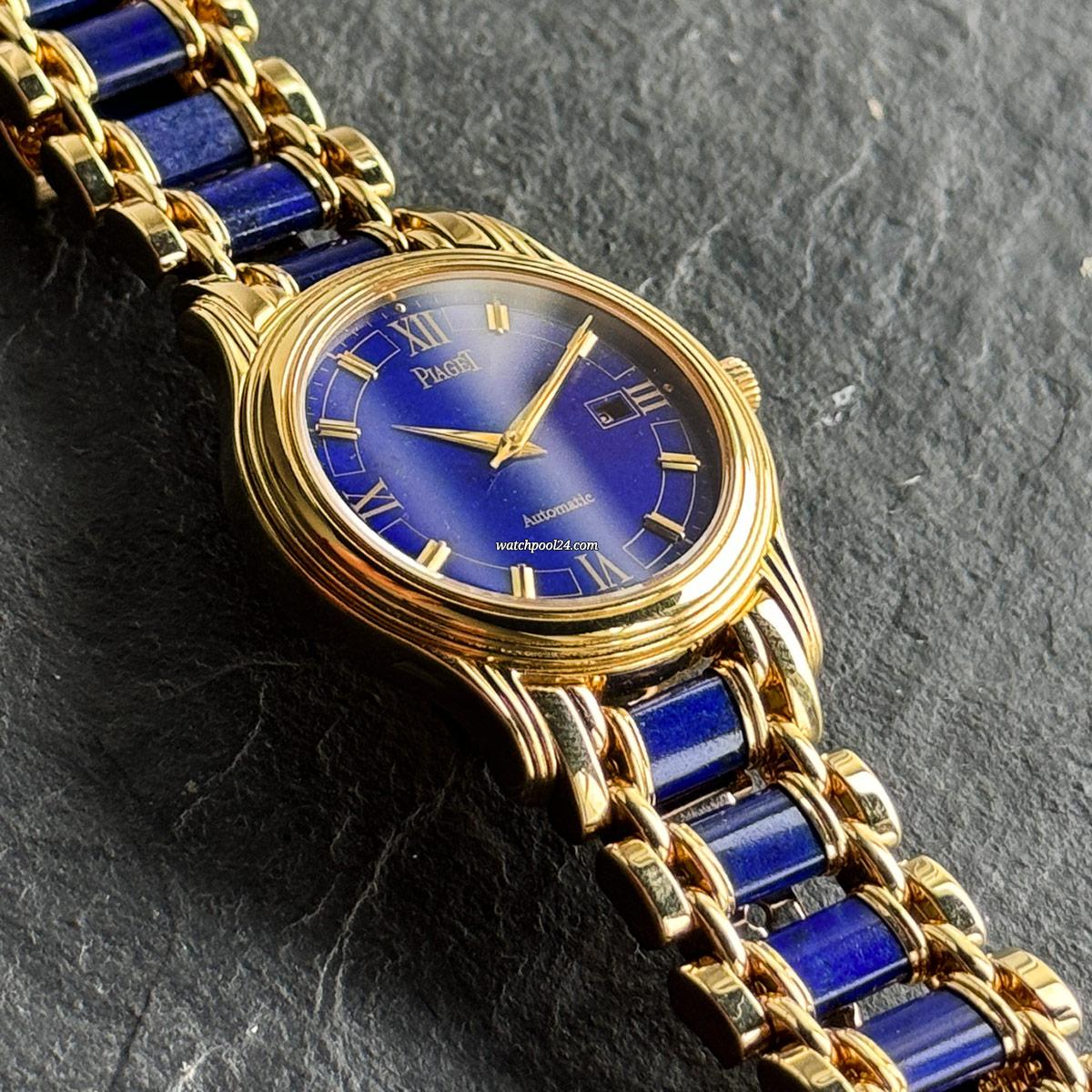 Vintage Piaget 24001 M 517 Lapis Lazuli Dial sold on watchPool24