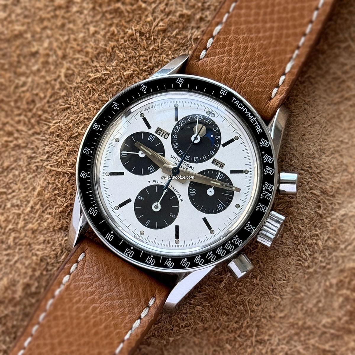 Vintage Universal Genève Tri-Compax 881101/03 Eric Clapton Dial sold on ...