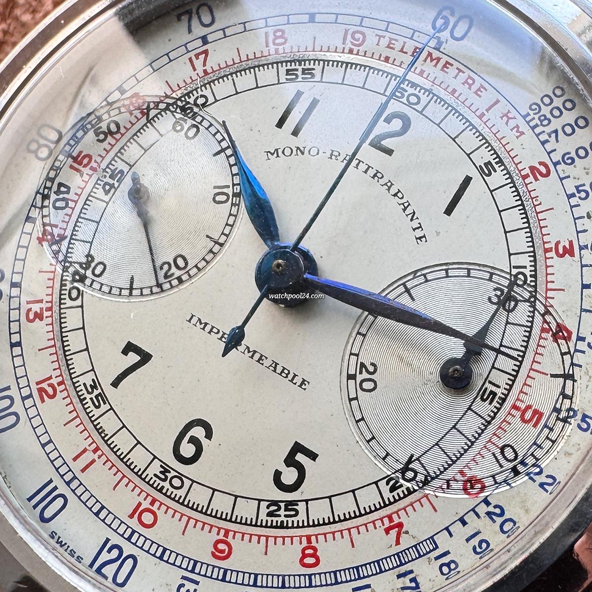 Vintage Bovet Mono-Rattrapante 5347 Silver Dial sold on watchPool24