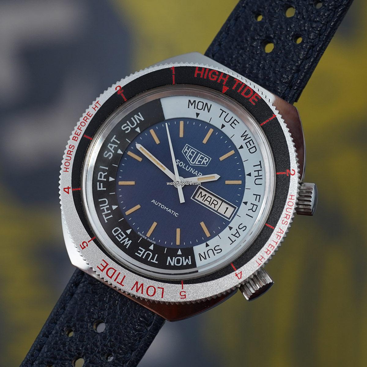 Vintage Heuer Solunar 279.603 Tide Indicator sold on watchPool24