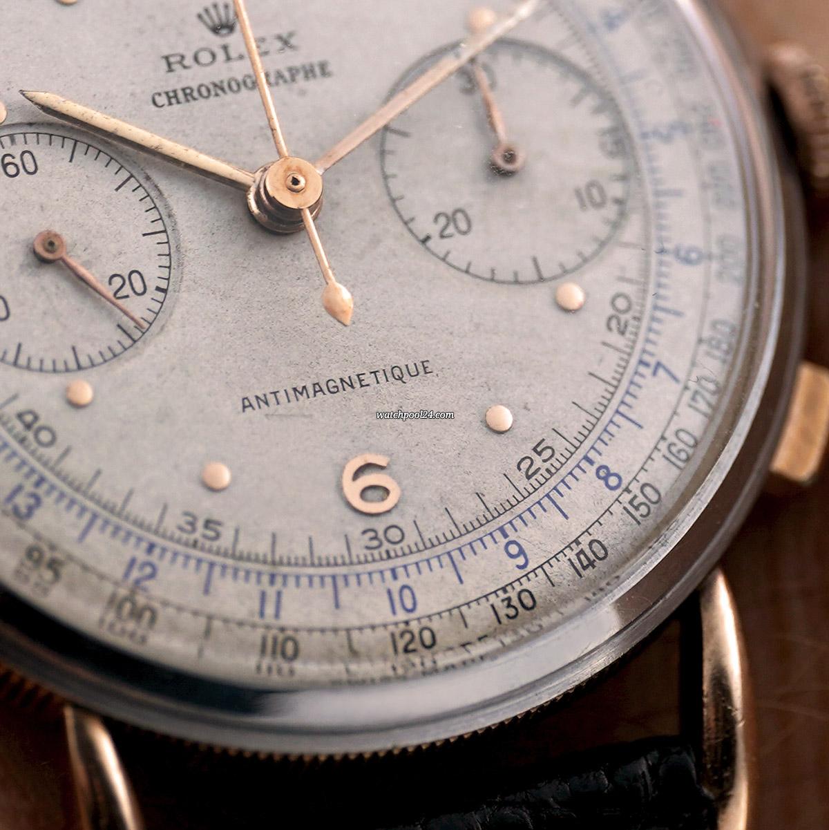 Vintage Rolex Chronograph 4062 Coin Edge for sale