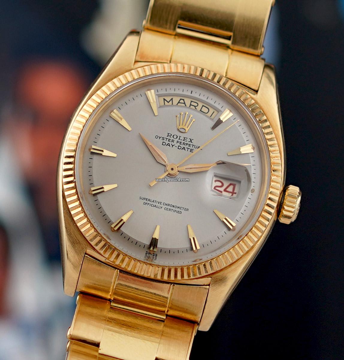 Vintage Rolex Day-Date 6611B - Matt Gray Dial sold on watchPool24