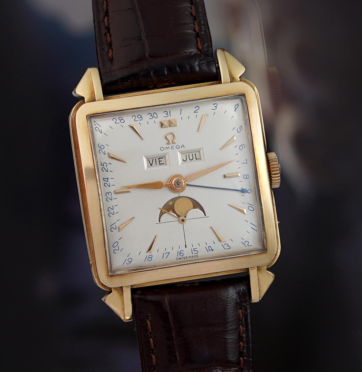 Vintage Omega Cosmic Triple Date Moonphase 3944 sold on watchPool24