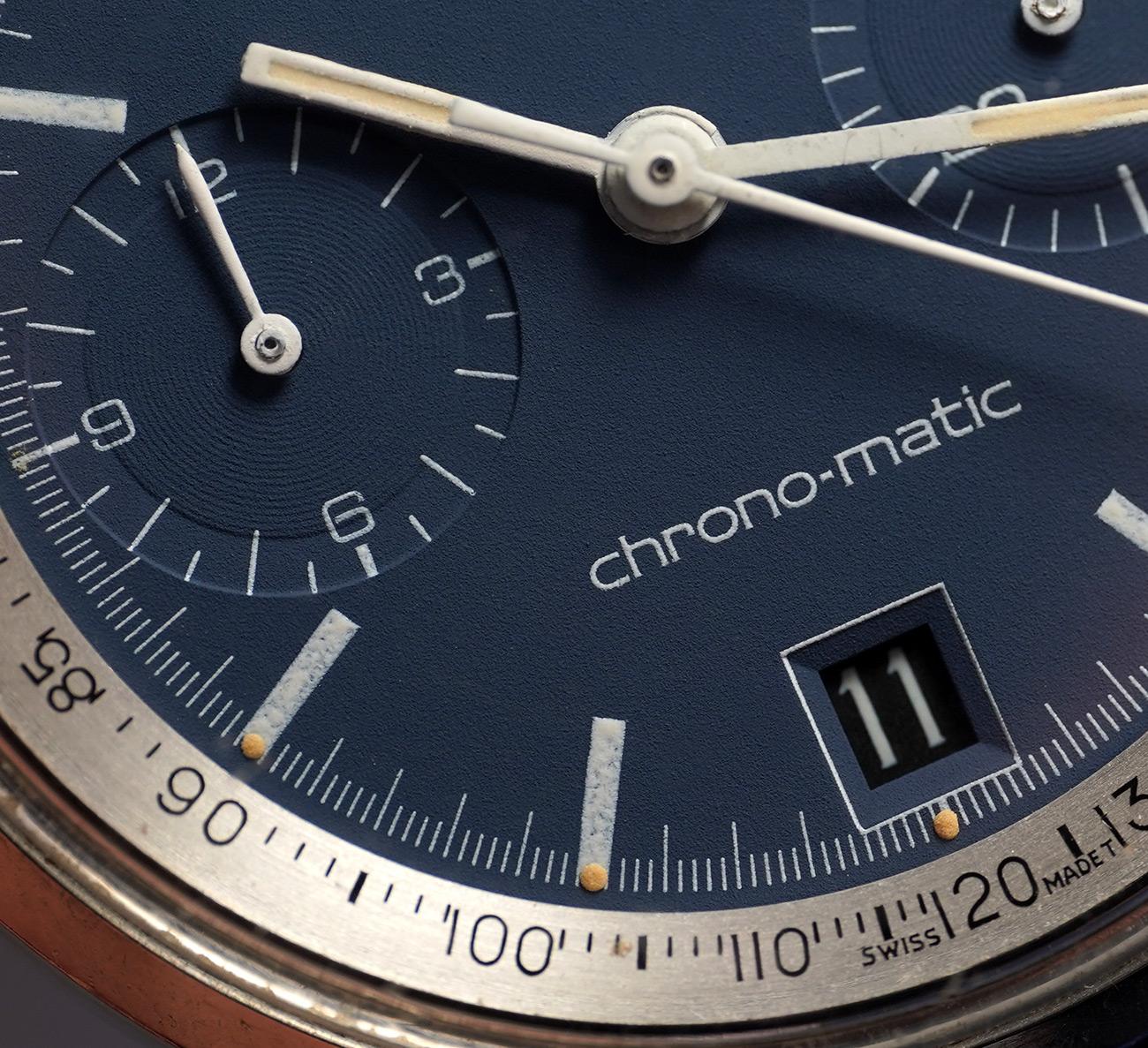 Vintage Hamilton Chrono-Matic 11002-3 Blue Dial sold on watchPool24