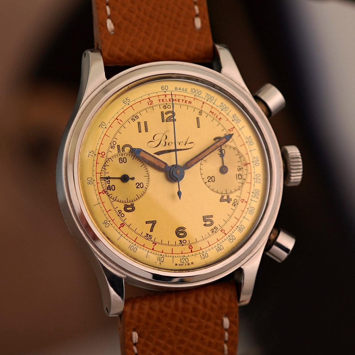 Vintage Bovet Mono-Rattrapante 5347 Lemon Dial sold on watchPool24
