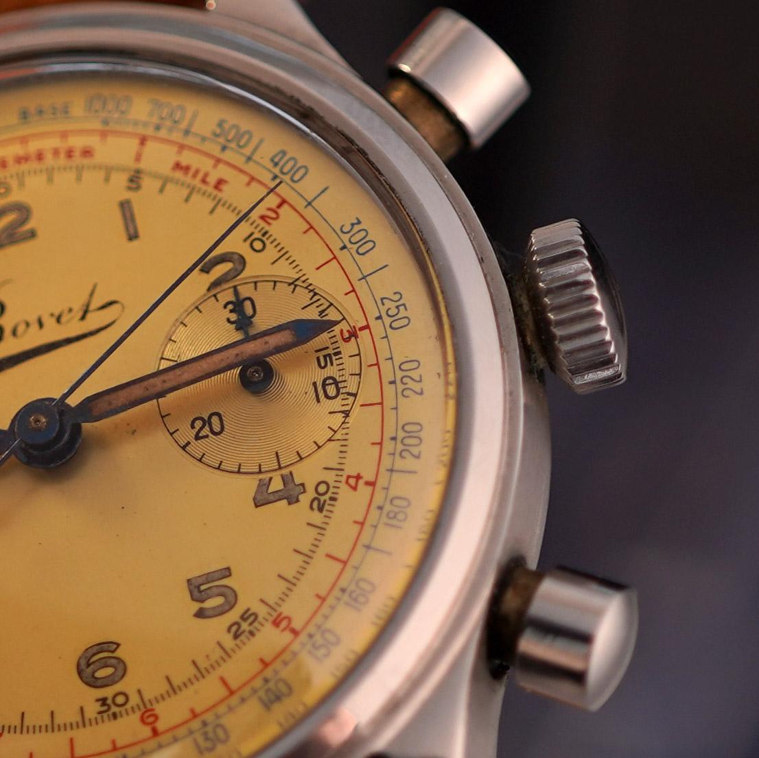 Vintage Bovet Mono-Rattrapante 5347 Lemon Dial sold on watchPool24