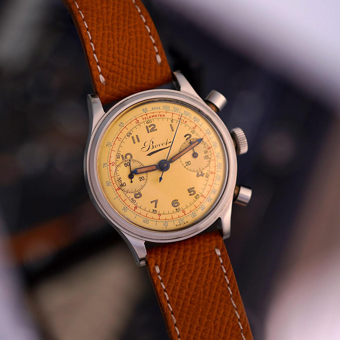Vintage Bovet Mono-Rattrapante 5347 Lemon Dial sold on watchPool24