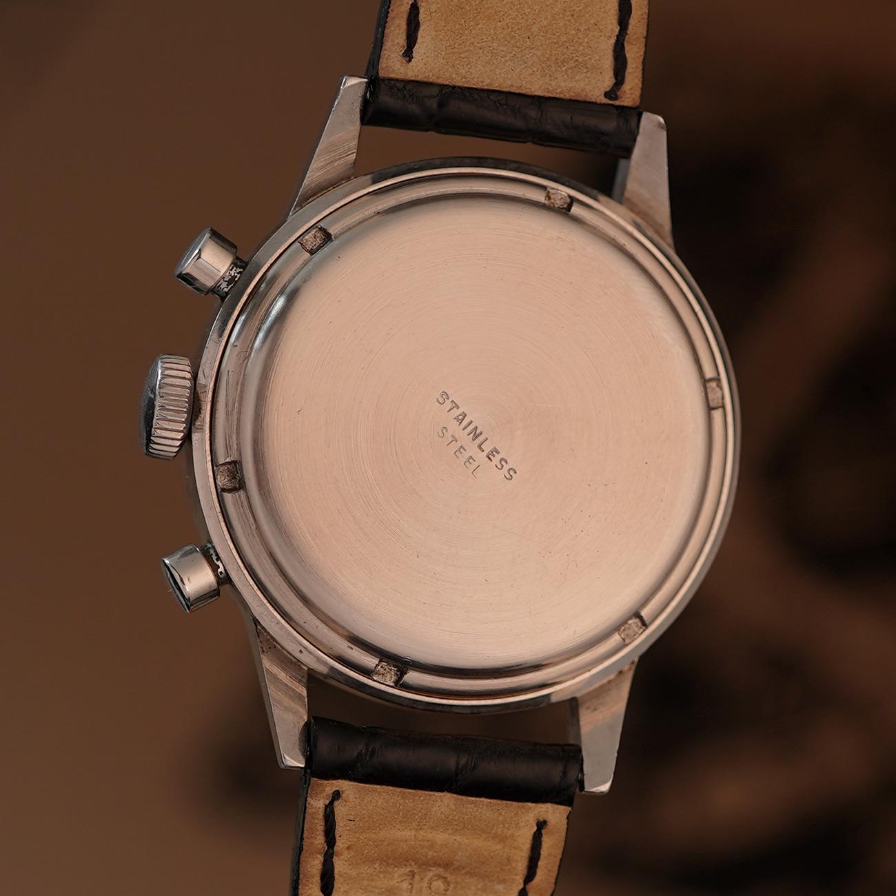 Vintage Minerva 1950s Chrono John Player Special Color for sale